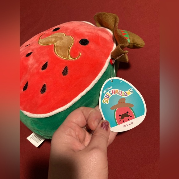 Squishmallows | Toys | 7 Arturo The Watermelon Squish Mallow | Poshmark